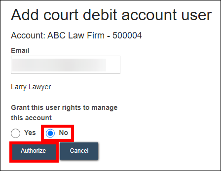 Circuit court eFiling - Creating and managing a court debit account ...